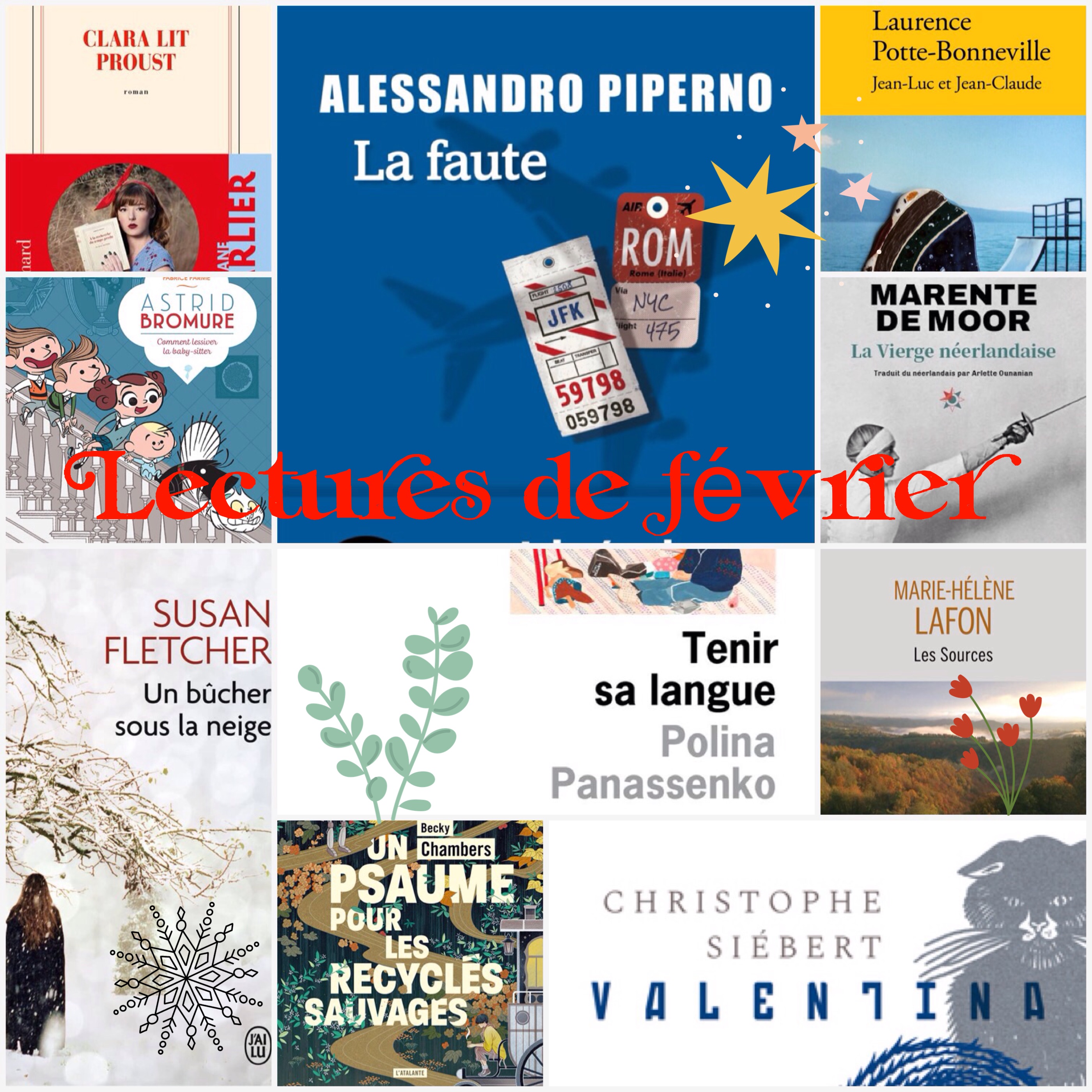 Bilan livresque et cinéma de février | Plaisirs à cultiver